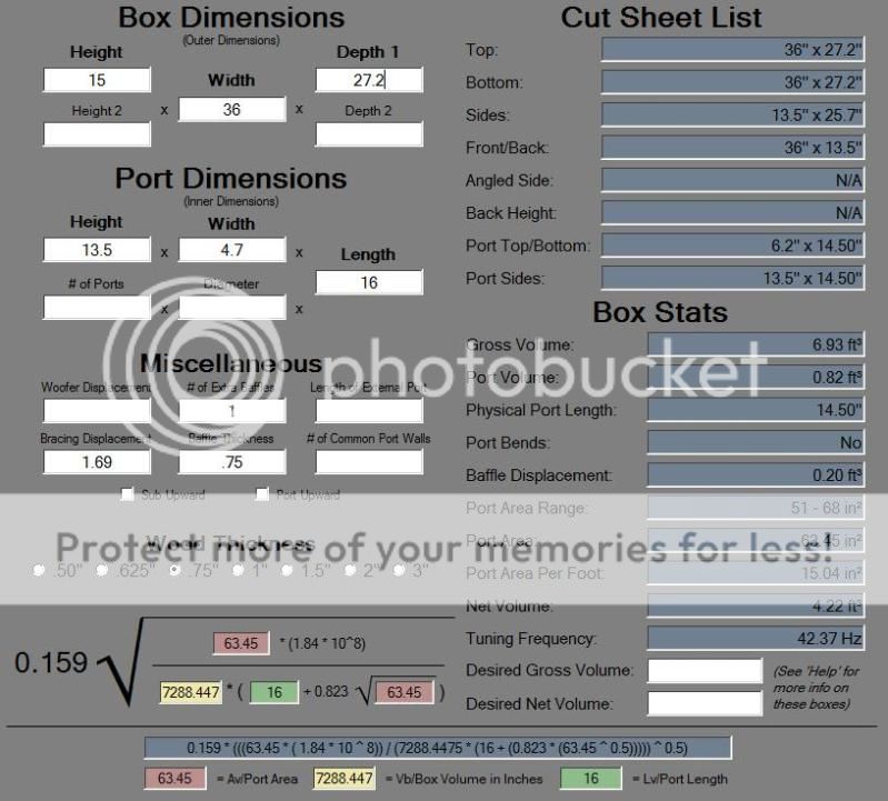 First Time Designing A 4th Order Box Need Some Critique - Subwoofers ...